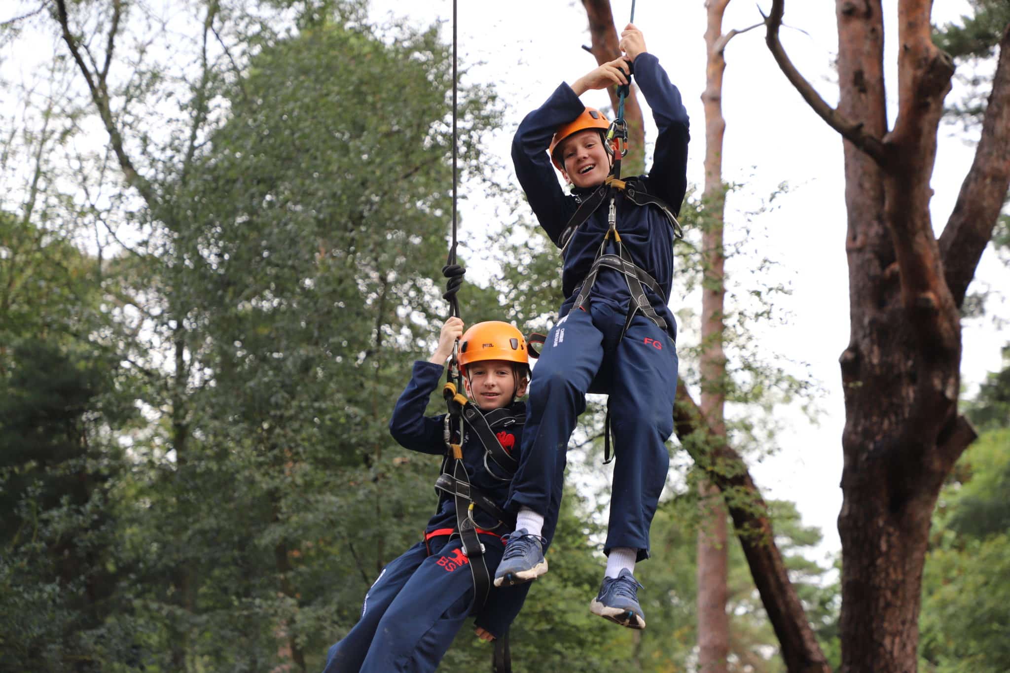 Shell team building at Broadstone Warren - Hurstpierpoint College